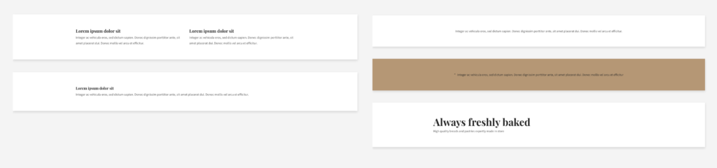 A guide to website sections | Go Sitebuilder