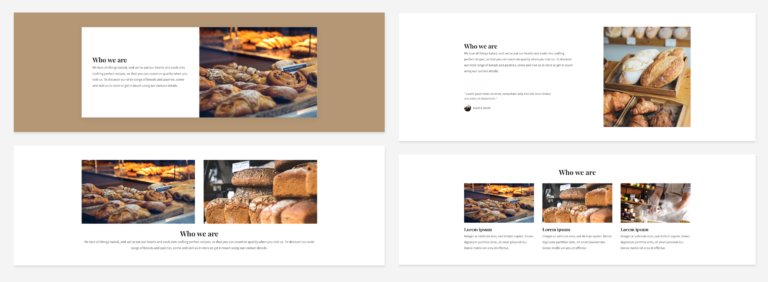 A guide to website sections | Go Sitebuilder